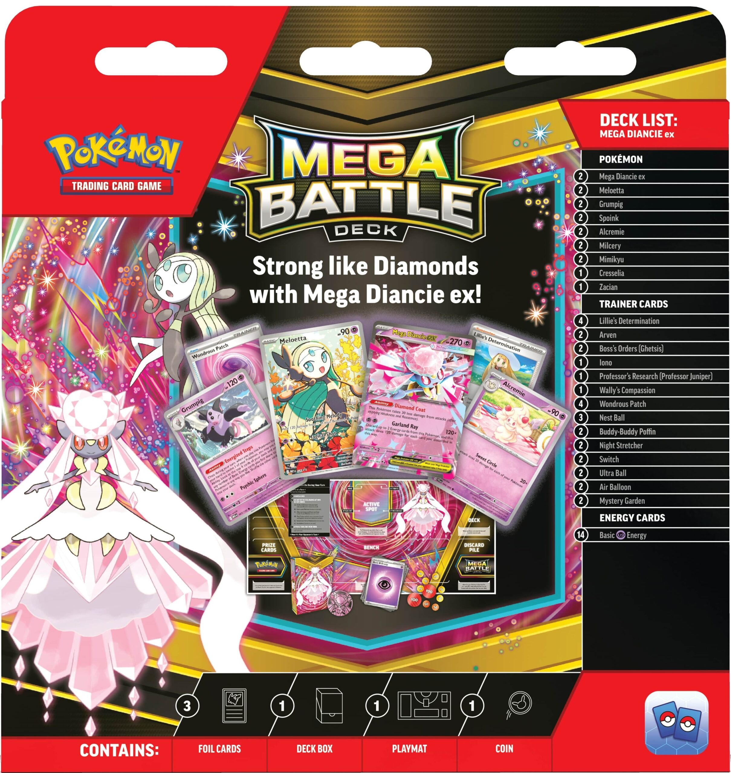 Mega Battle Deck - Mega Diance ex - Inglés - Hits for the Kids